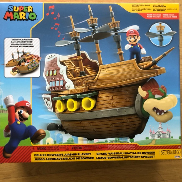 Toys | Super Mario Deluxe Bowser Ship | Poshmark